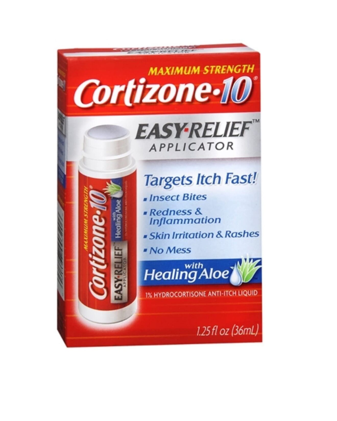 Cortizone-10 Anti-Itch Liquid roll on, Easy Relief Applicator ...