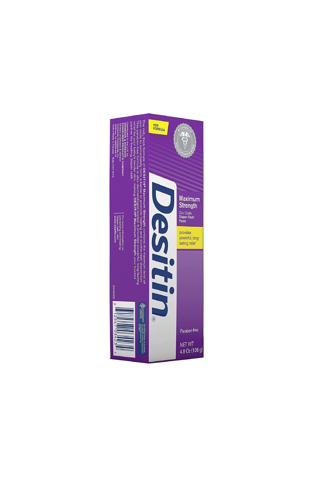 DESITIN-Maximum Strength Original Paste 40% Zinc Oxide Paste - 4.8 oz