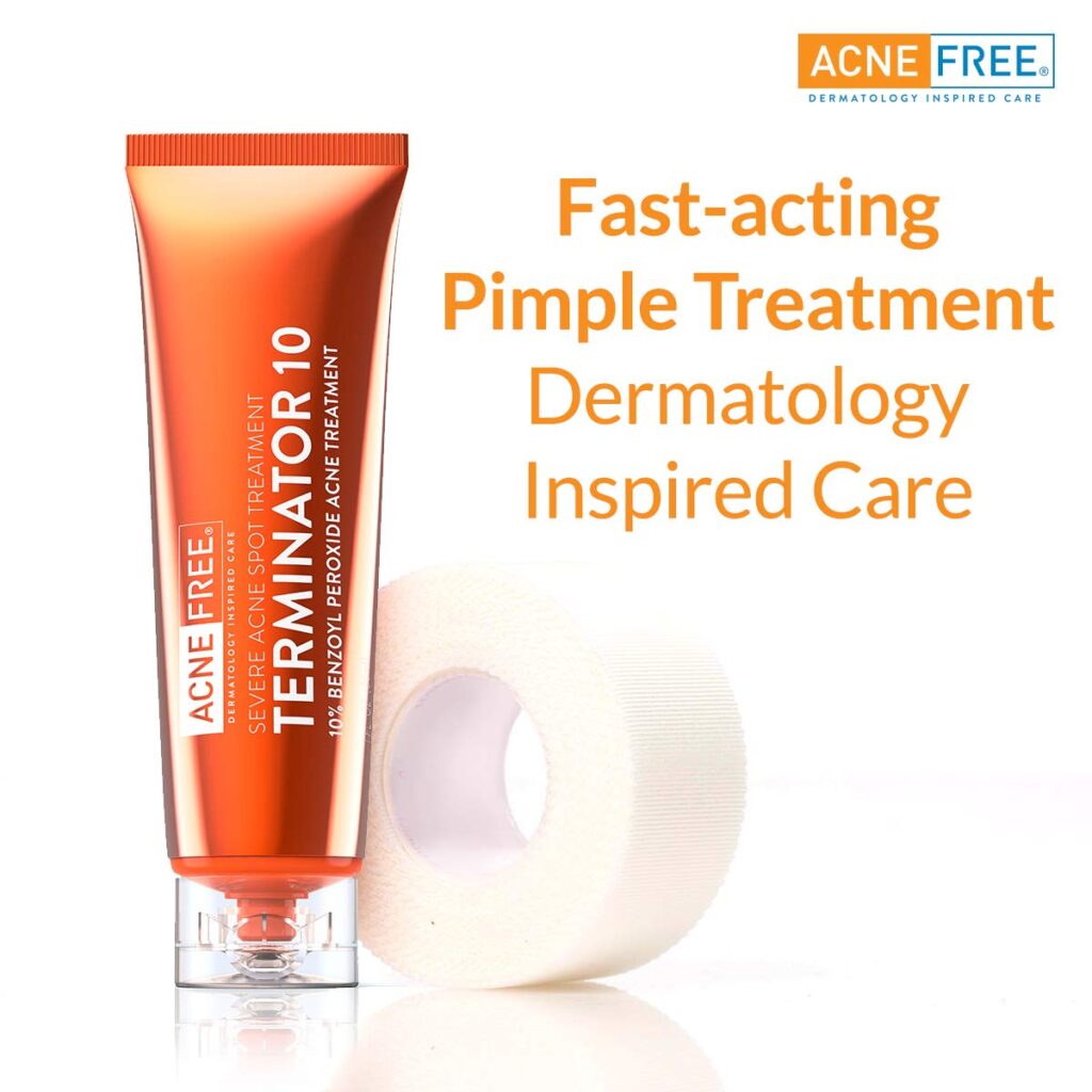 AcneFree Terminator 10 Acne Spot Treatment with Benzoyl Peroxide 10% ...