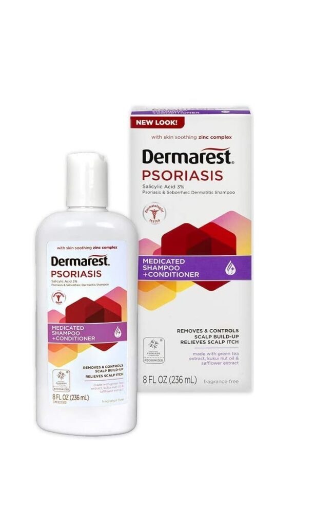 Dermarest Psoriasis Medicated Shampoo and Conditioner "UK Stock ...