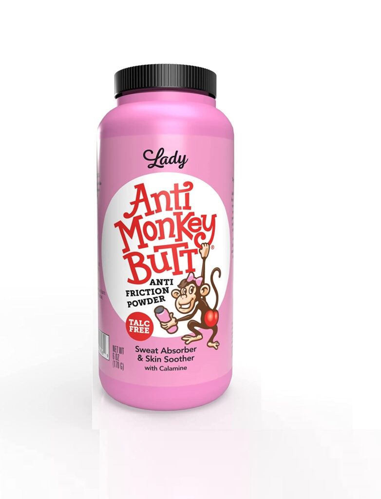 Lady Anti monkey butt Chafing/friction Relief Powder for men , 6 OZ "UK"